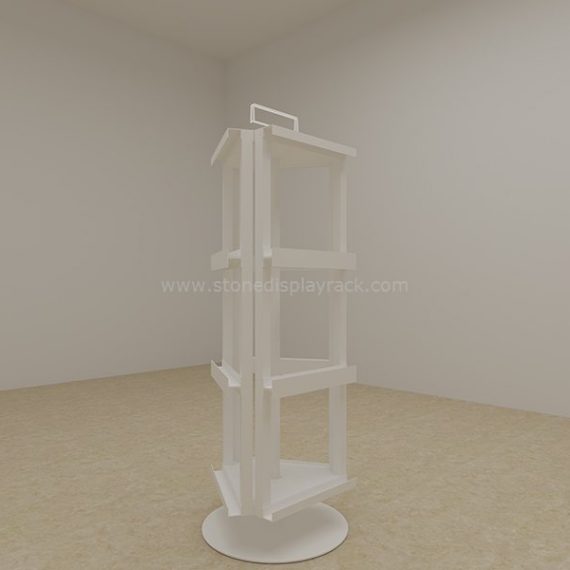 Rotate Display Rack,Mosaic Tile Sample Display Stand,Carousel Display Stand