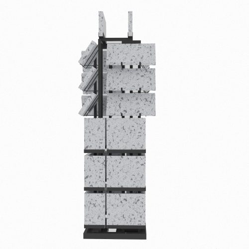 Rotate Display Rack,Mosaic Tile Sample Display Stand,Carousel Display Stand