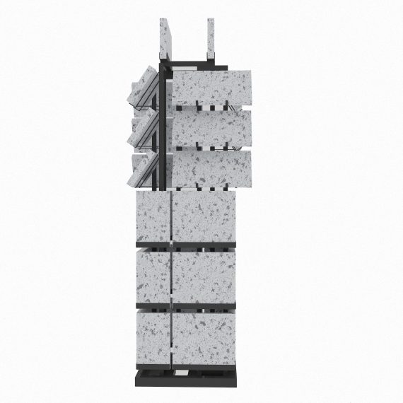 Rotate Display Rack,Mosaic Tile Sample Display Stand,Carousel Display Stand